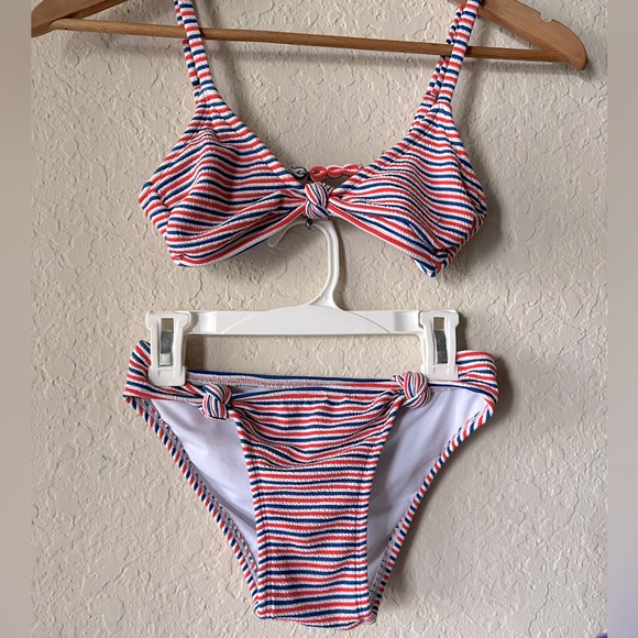 Xhilaration | Swim | Red And Blue Bikinis Top And Bottom | Poshmark
